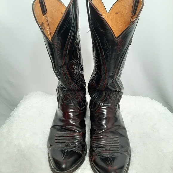 Lucchese | Shoes | Lucchese Classics Gavin Boot In Black Cherry | Poshmark